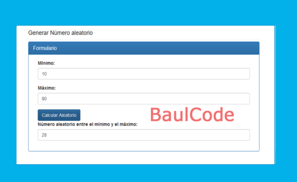 Generar números aleatorios JavaScript - BaulCode