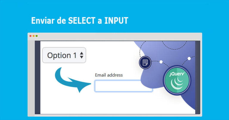 Enviar de SELECT a INPUT: Ejemplo completo - BaulCode